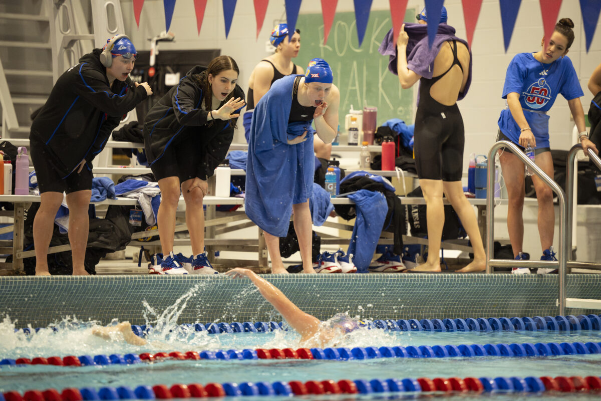 Photo Gallery: KU beats Iowa State in 50th anniversary meet - KU Sports